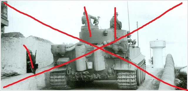 FOTO/PHOTO 787,PANZER,TANK, WW2, Tiger I, 111 der s.Pz.Abt. 501, Afrika ...