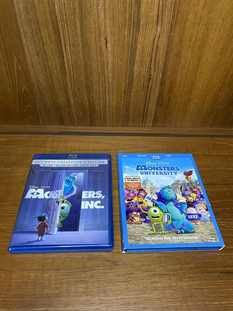 MONSTERS INC ULTIMATE Collectors Edition & Monsters University Blu-Ray ...