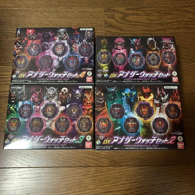 KAMEN MASKED RIDER Zi-O DX Another Ride Watch Set Vol.1-4 BANDAI Japan ...