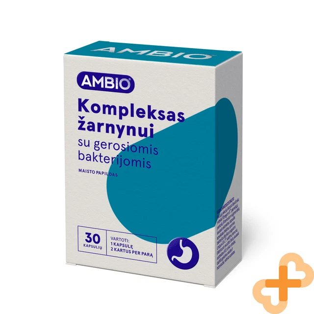 AMBIO COMPLEJO PARA Saludable Gut Probiótico 30 Tabletas Vitamina A ...