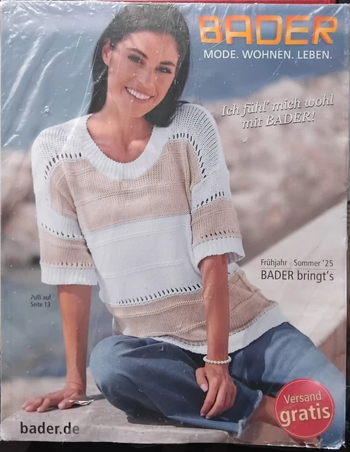 KATALOG BADER FRÜHJAHR / Sommer 2025 Bader bringt's Mode Wohnen Leben ...