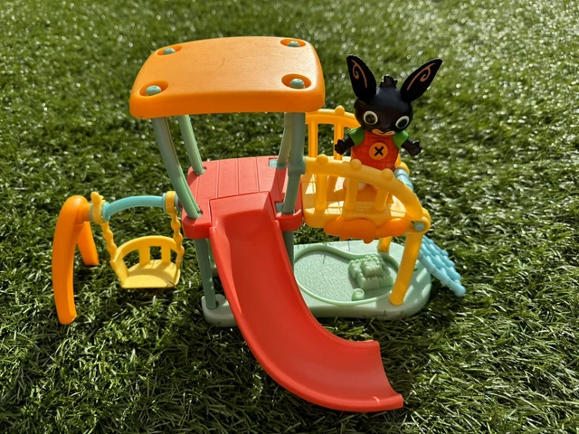 CBEEBIES BING BUNNY Play Set - Bing’s Playground / Park Slide Swing Toy ... CBEEBIES BING BUNNY Play Set - Bing’s Playground / Park Slide Swing Toy ...