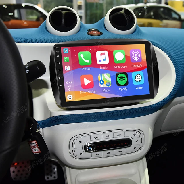 FOR MERCEDES BENZ Smart Fortwo 2015-2019 Android CarPlay Car Stereo ...