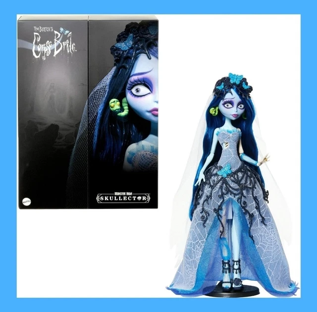 MONSTER HIGH TIM Burton's Corpse Bride Emily Skullector Fashion Doll ...