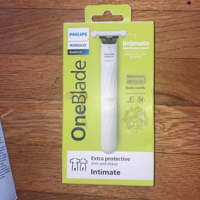 PHILIPS NORELCO ONEBLADE Unisex Intimate Pubic &Body Groomer & Trimmer ...