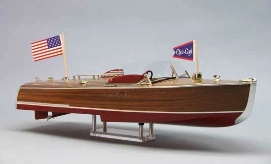 DUMAS #1254 1941 Chris-Craft 16' Hydroplane Model Boat Kit Scale 1/8 ...