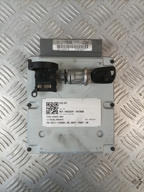 FORD TRANSIT MK6 2000-2006 2.4 Rwd (D2Fa) Ecu Kit 3C11-12A650-Ab 1 Key ...