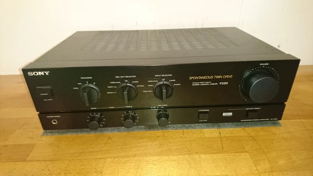 SONY TA-F220 AMPLIFICATORE Poweramp Stereo Hi-Fi Amplificatore EUR 89 ...
