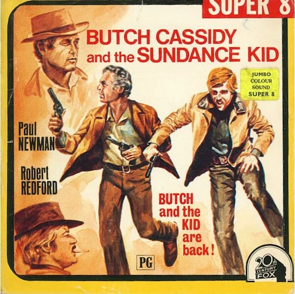 BUTCH CASSIDY & Sundance Kid 1969 Super 8 Colour Sound 8Mm Cine Film ...