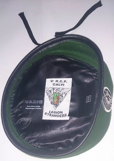 GREEN BERET WITH badge TAP PARA 2°REP FOREIGN LEGION size/size XXL / TT ...