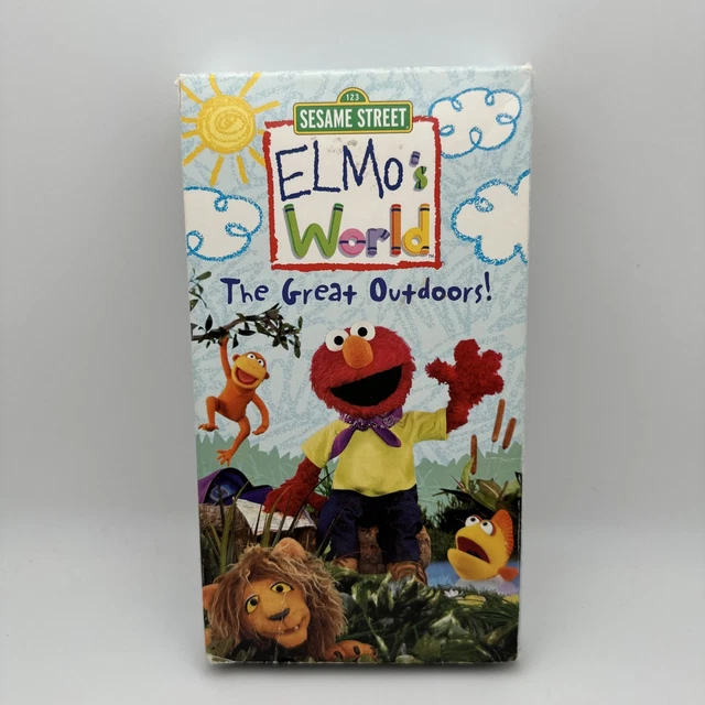 SESAME STREET - Elmo's World: The Great Outdoors VHS 2003 Sony Wonder ...