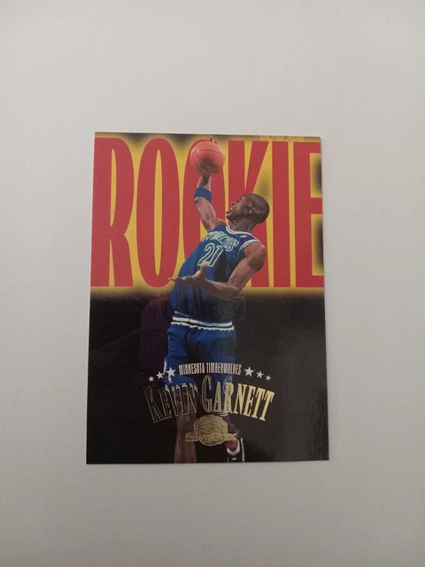 1995-96 SKYBOX PREMIUM #233 Kevin Garnett RC recrue Minnesota ...