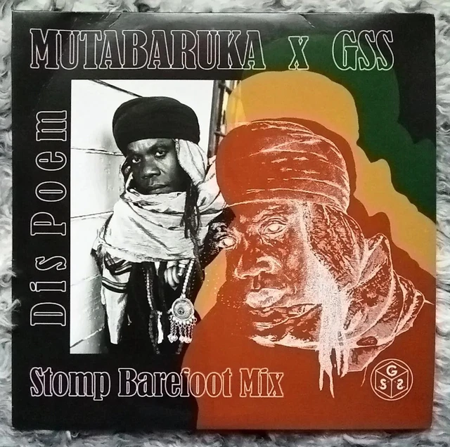 MUTABARUKA X GSS Dis Poem (Stomp Barefoot Mix) 12" UK 2021 Electronic ...