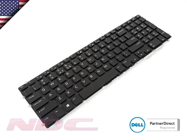 NEW DELL ALIENWARE M15/M17 R1 US ENGLISH Keyboard with AlienFX LED ...