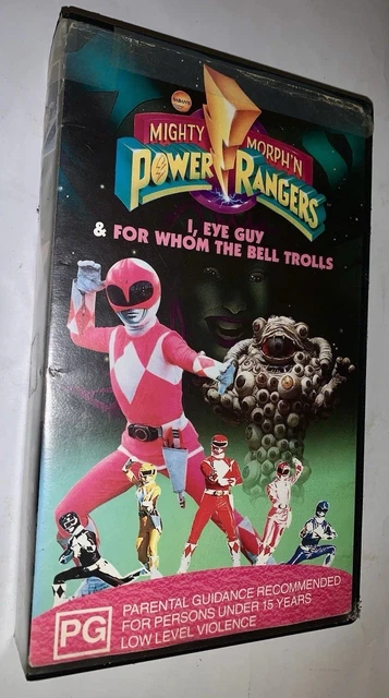 1993 MIGHTY MORPHIN Power Rangers VHS Vol 5 (1994) VGC Eye Guy Bell ...