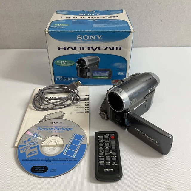 SONY HANDYCAM DCR-HC90E Mini DV Tape Digital Video Camera - Boxed ...
