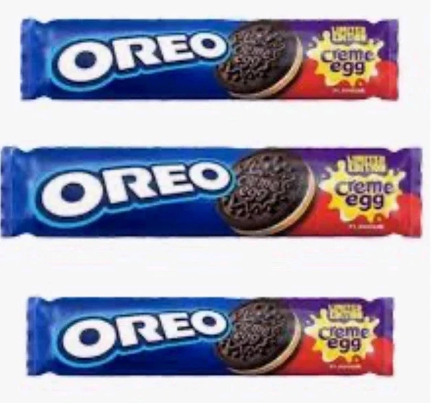 OREO CREME EGG Biscuit Cookies Brand New 3 X 157g Limited Edition ...