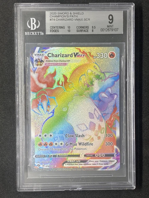 POKÉMON - SHINING Fates - Charizard VMAX SV107 BGS 9 (two 10 Sub) MINT ...