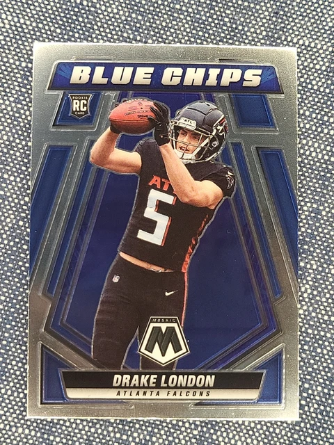 2022 MOSAIC DRAKE LONDON Blue Chips Rookie Card RC #BC-6 Falcons $5.99 ...