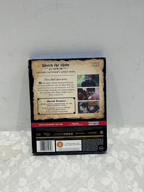 BLACK CLOVER: SEASON 2 - Part 3 (Blu-ray) £9.99 - PicClick UK