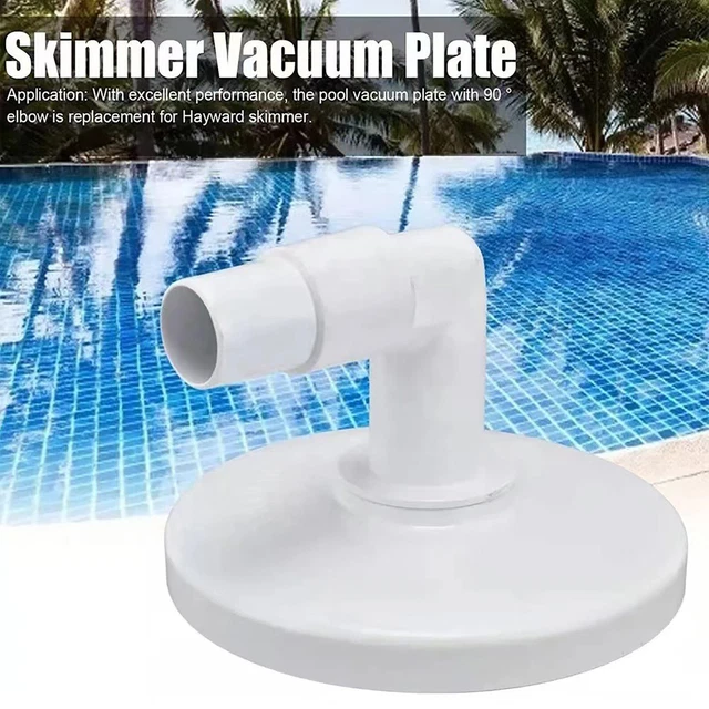 SWIMMING POOL SKIMMER Vacuum Plate 90° Elbow for Hayward Skimmer ...
