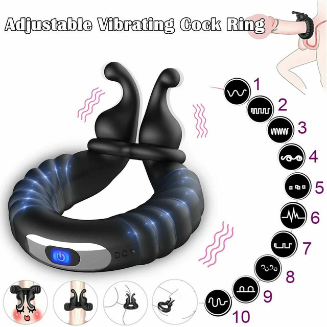 ADJUSTABLE-ELECTRIC-SEX-LOVE-PENIS-STRETCHER-RING-ENHANCER-FOR-MEN-MALE ...