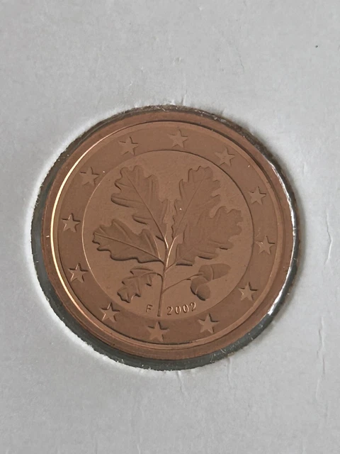 MONEDA DE 1 Centimo Alemania 2002,F Rolf Lederbogen EUR 35,00 - PicClick FR