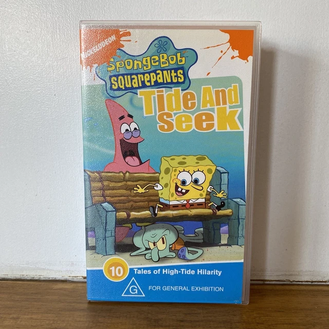 SPONGEBOB SQUAREPANTS TIDE and Seek VHS video tape - UNTESTED $29.95 ...
