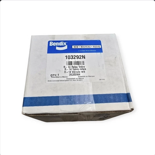 GENUINE OEM BENDIX 103292N R 14® Air Brake Relay Valve. $110.17 ...