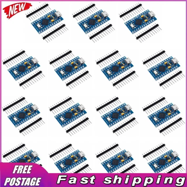 SCHEDA MODULARE PRO ATmega32U4 5V/16MHz per Arduino IDE V1.0.1 (Micro ...