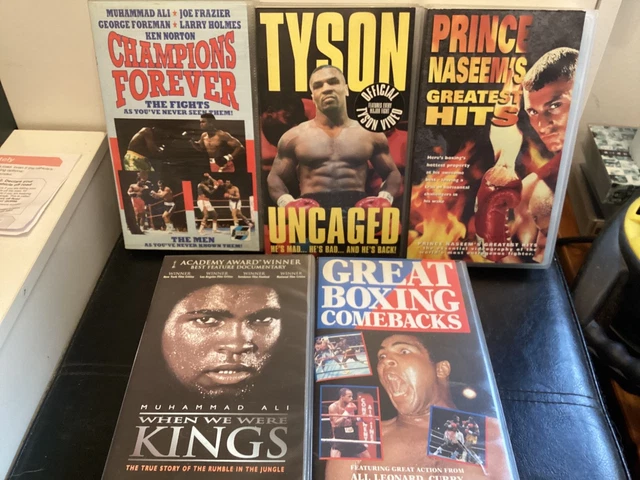 BOXING VHS UK - Tyson - Ali - Naseem - Frazier - Holmes VGC £36.06 ...