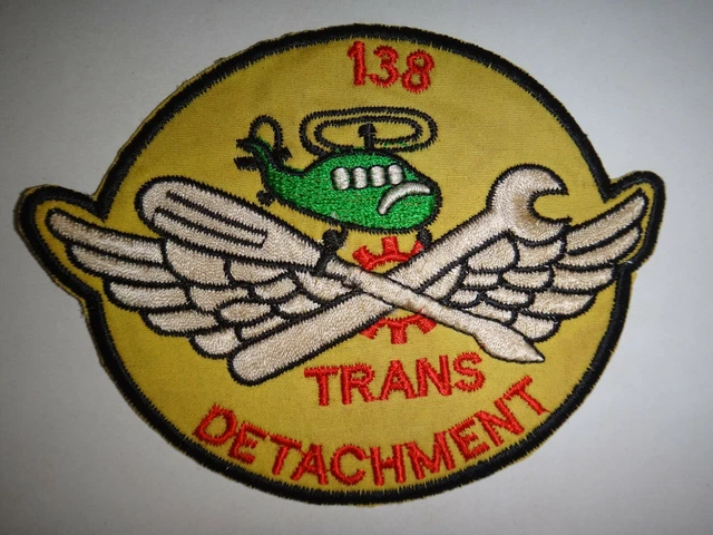 VIETNAM WAR US Army 138th Helicopter TRANSPORT DETACHMENT Patch £10.43 ...