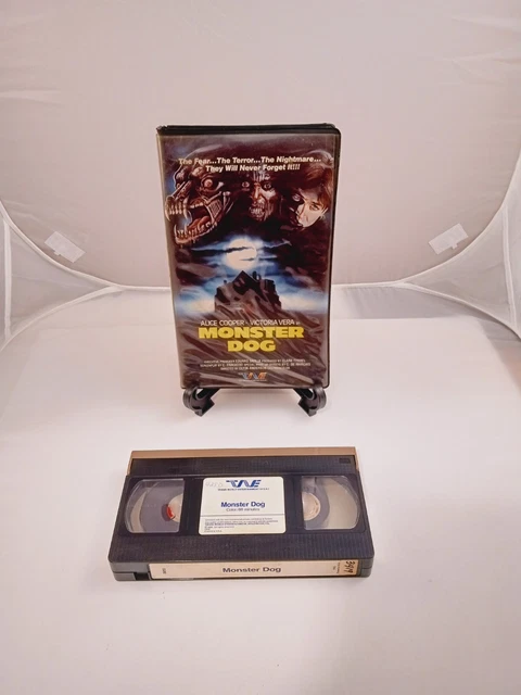 MONSTER DOG - Clamshell TransWorld VHS - Alice Cooper Rare OOP Horror ...