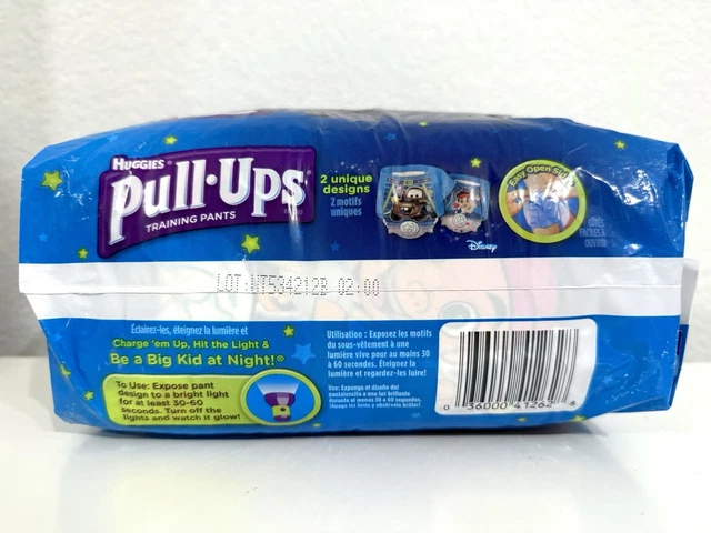 2015 HUGGIES PULL-UPS Night-Time Glow 3T-4T Jake Neverland Pirates ...