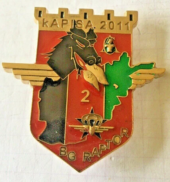 &OPEX GENIUS PARATROOPER Military Badge: ""17°Rgp 1°Rcp Bg Raptor ...