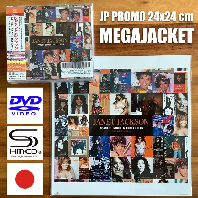 JAPAN PROMO MEGAJACKET + 2 Shm-Cd+Dvd! Janet Jackson Japanese Singles ...