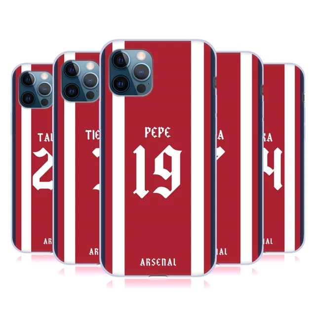 ARSENAL FC 2021/22 PLAYERS HOME KIT SOFT GEL PHONE CASE FOR APPLE ...