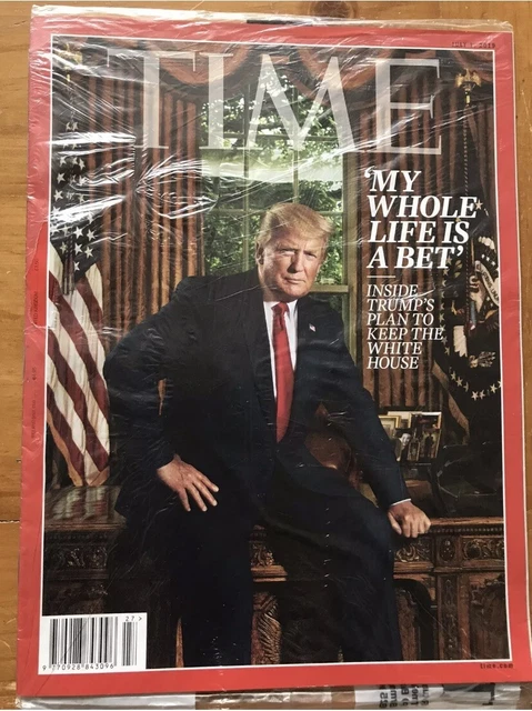 TIME MAGAZINE 2019 President Donald Trump My Whole Life Is Bet MAGA NEW ...