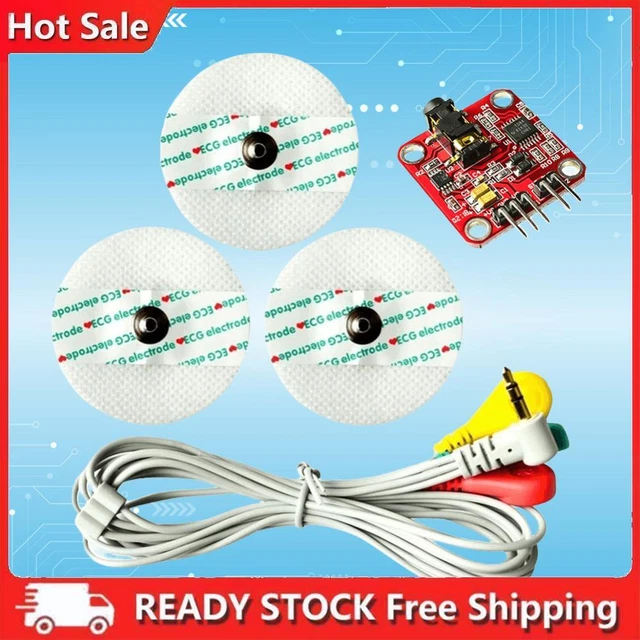 MEASUREMENT PULSE HEART ECG Monitoring Sensor 3.3-5V Useful Durable for ...