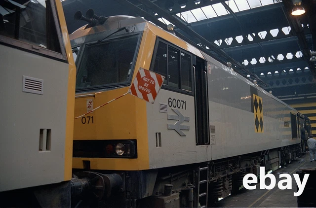 ORIGINAL 35MM COLOUR Railway Neg of Class 60 60071 at Toton TMD £1.25 ...