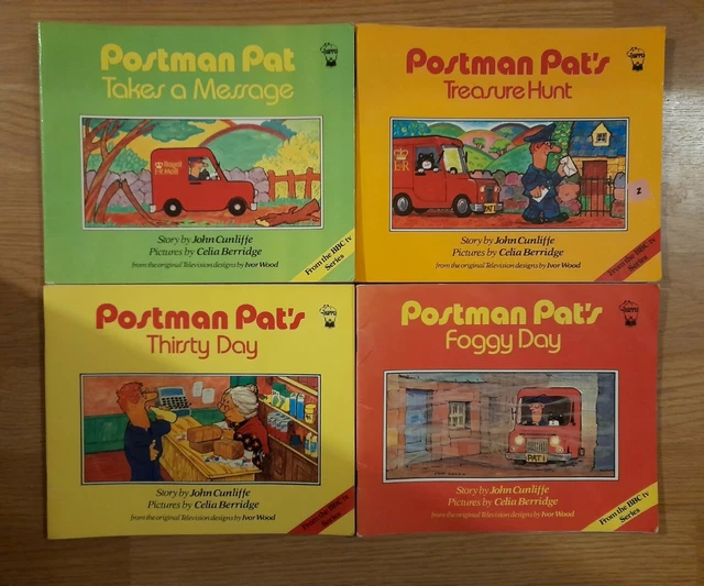 POSTMAN PAT 4 Books Bundle - Foggy Day/Thirsty Day/Treasure Hunt/Takes ...