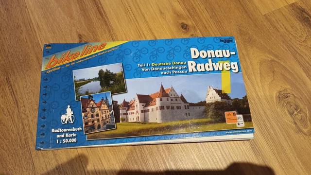 BIKELINE RADTOURENBUCH DONAU-RADWEG Teil 1, Donaueschingen nach Passau EUR 1,00 - PicClick DE