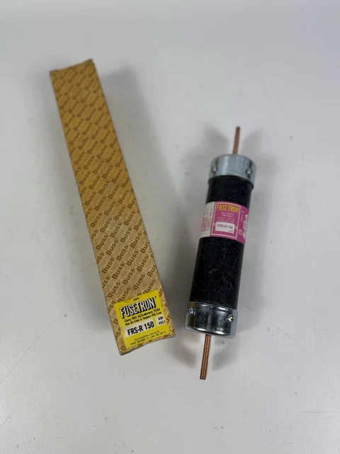 NEW FUSETRON FRS-R-150, 150A Dual Element Time-Delay Fuse 150 Amp 600V ...