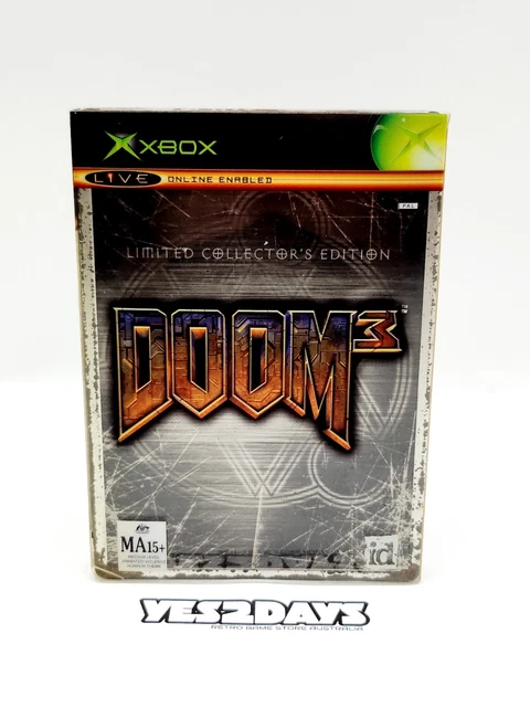 DOOM 3: LIMITED Collectors Edition Steelbook Xbox 360 Game Complete ...