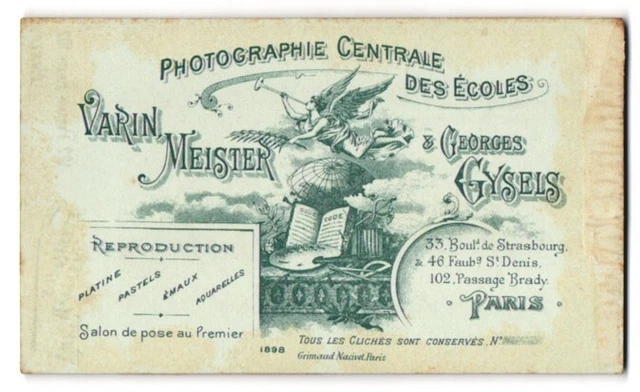 PHOTO VARIN MEISTER & Georges Gysels, Paris, 102 Passage Brady ...