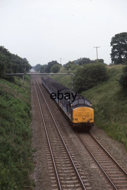 35MM RAILWAY SLIDE - Diesel Electric Loco Class 37. 37429 @ Hapsford £3 ...