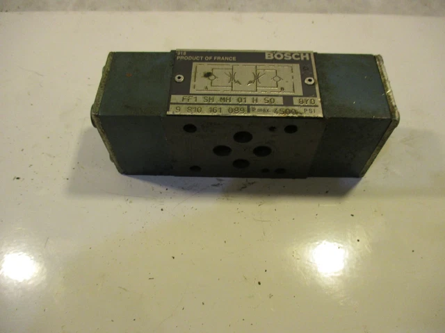 BOSCH HYDRAULIC Dual Flow Control Valve D03 FF1SH MH 01 H 50 9 810 161 ...