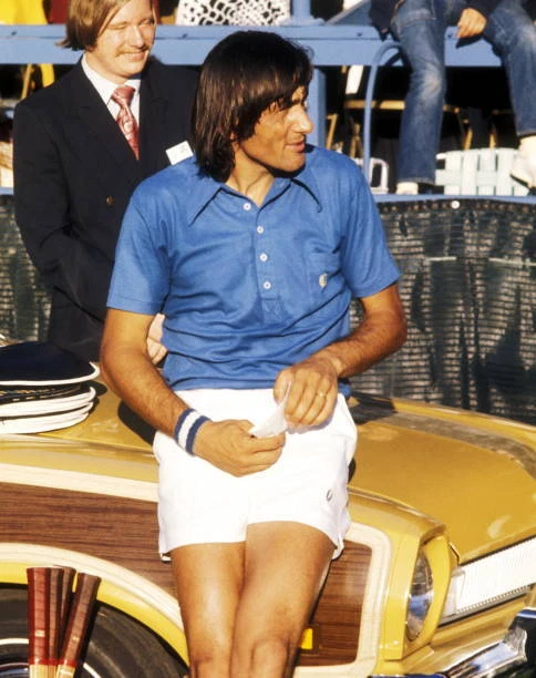 TENNIS STAR ILIE Nastase Us Tennis Open 1972 OLD PHOTO 2 EUR 6,67 ...