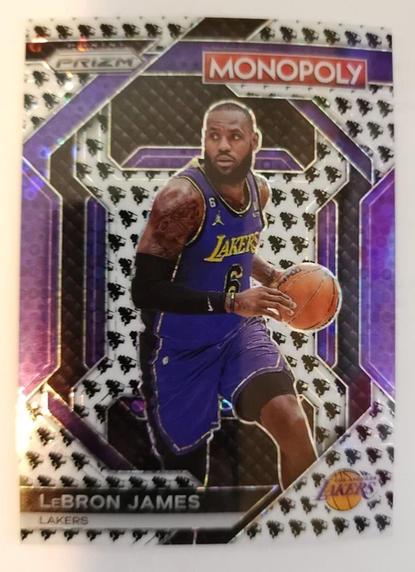 2023-24 PANINI PRIZM Monopoly Lebron James Running Man Mr Monopoly SSP ...