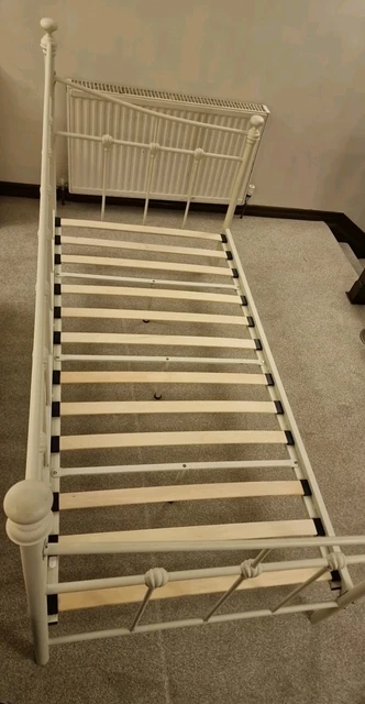 CREAM SHELL PATTERN Be & D single bed with matress £26.70 - PicClick UK